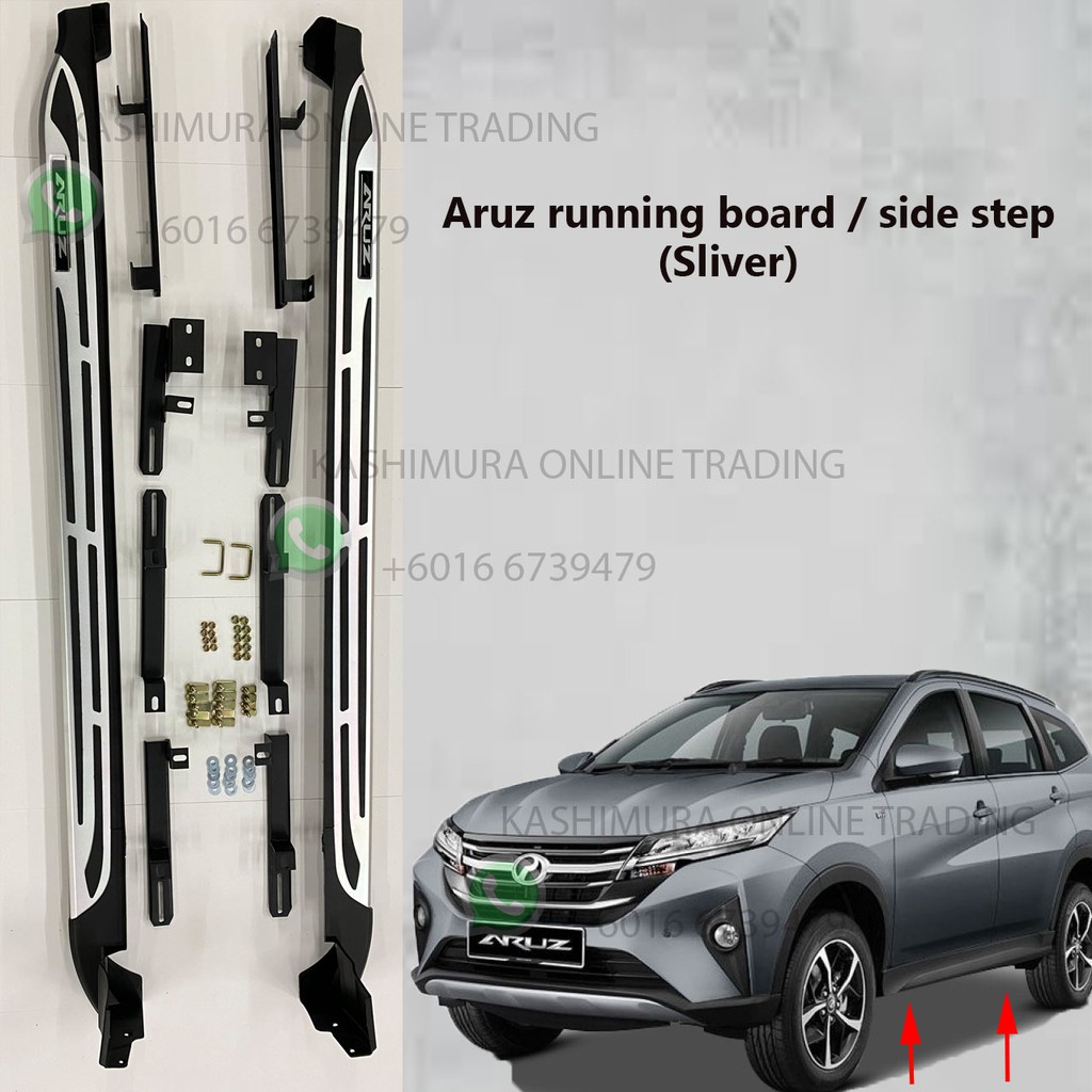 Perodua Aruz Toyota rush Running Board/ Side step | Shopee Malaysia