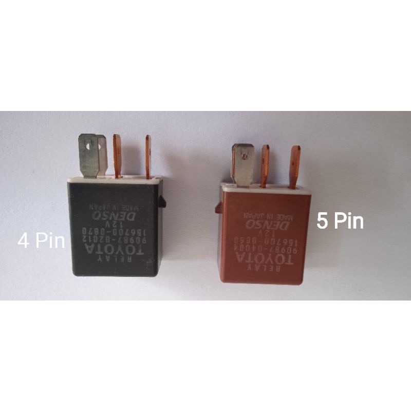 DENSO 5PIN RELAY , AIRCOND RELAY(100% MADE IN JAPAN)HALFCUT Original ...