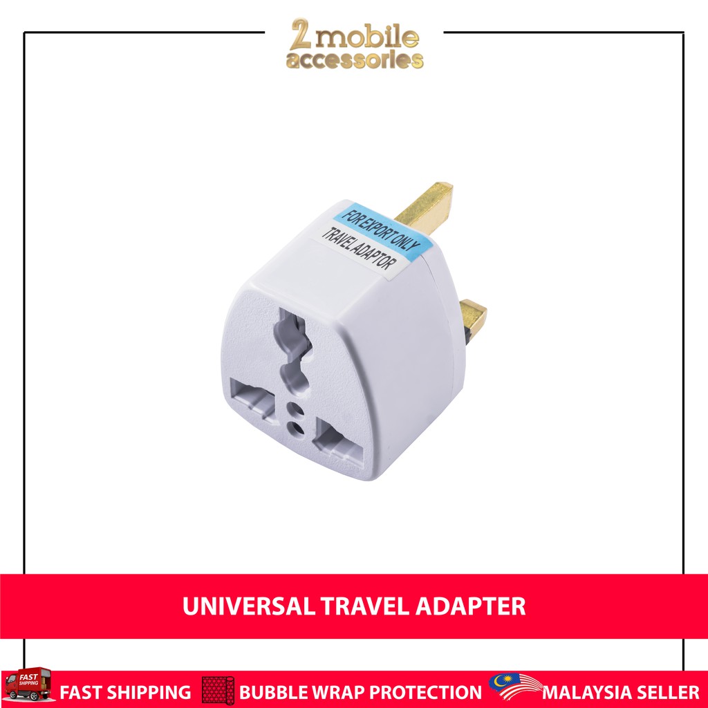 Travel Adaptors 3 Pin Converter, Universal Adapter Plug, UK Head Socket ...