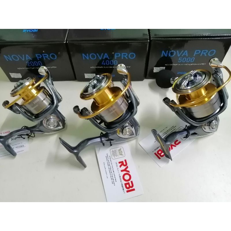 Ryobi Nova Pro 2000,3000, 4000 & 5000 Spinning Reel | Shopee Malaysia