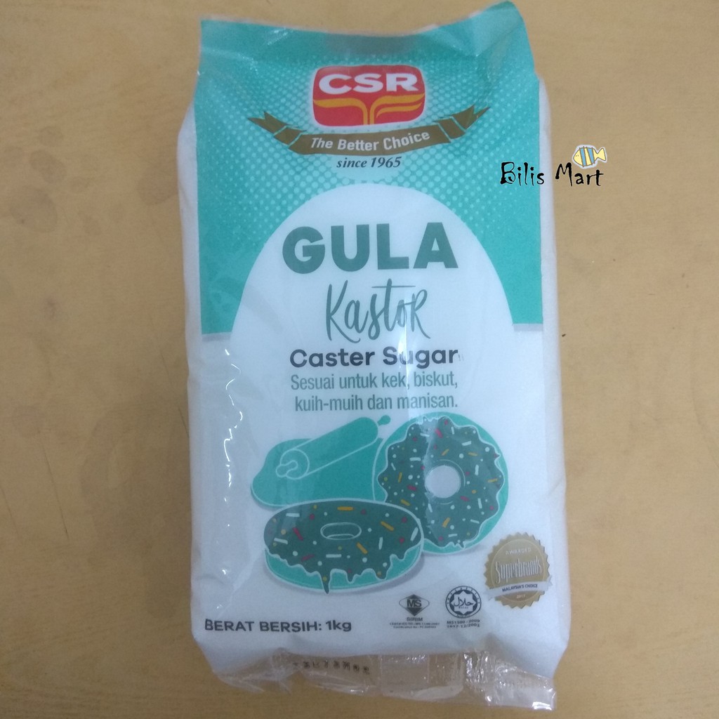 CSR Caster Sugar 1kg | Shopee Malaysia