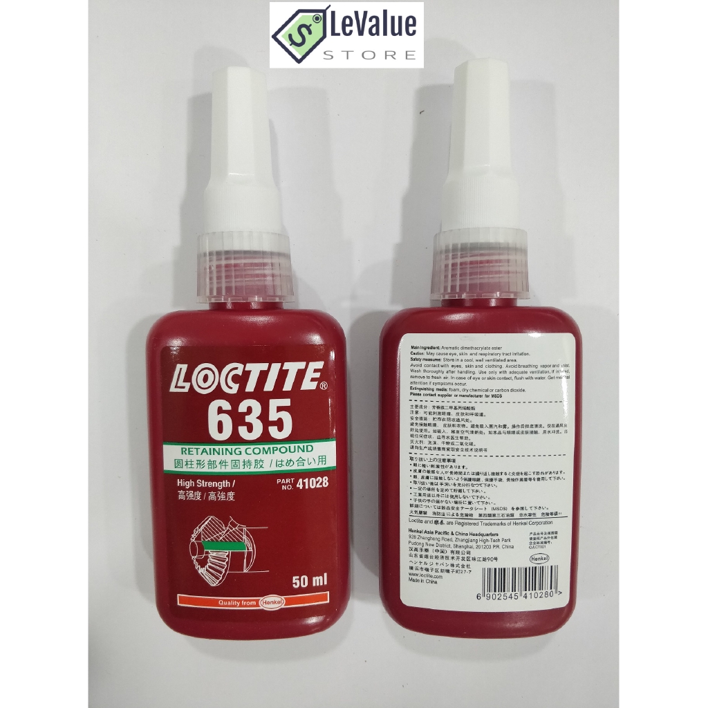 Loctite 635 High Strength Retaining Compound Mil-Spec 50ml - 41028 | Shopee Malaysia