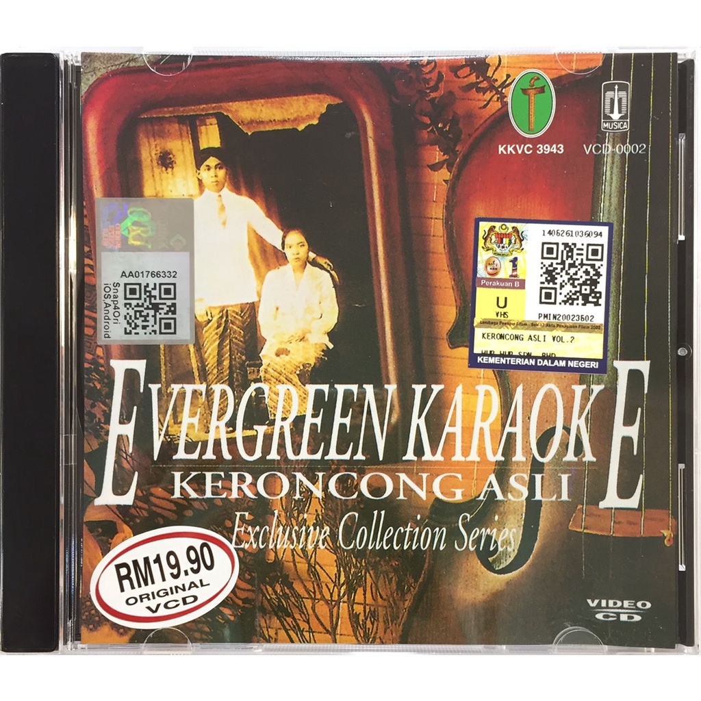 Evergreen Karaoke Keroncong Asli (MTV KARAOKE VCD) | Shopee Malaysia