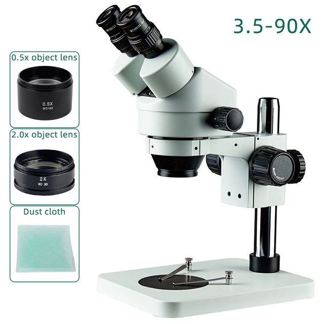 7X-45X Binocular Microscope Inspection Zoom Stereo Microscope Inspect ...