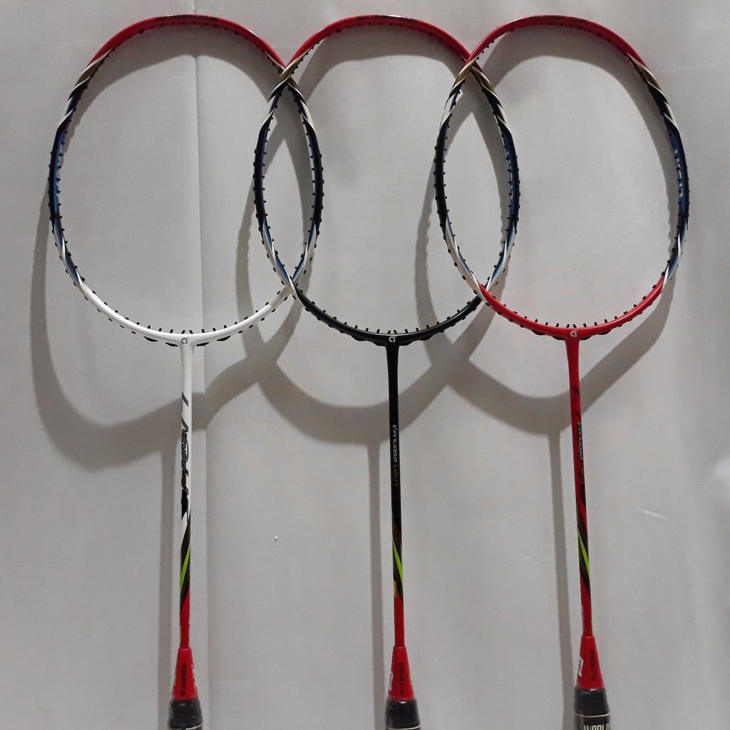 Original Apacs Virtuoso Badminton Racket Light Bonus Strings | Shopee ...
