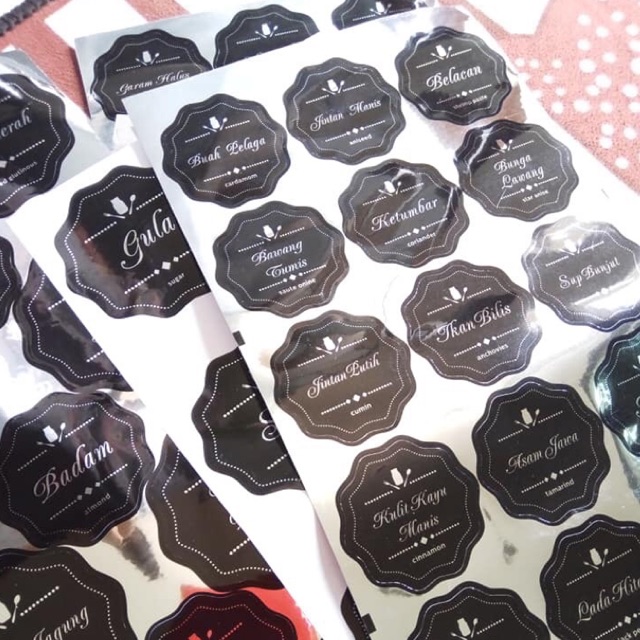 Sticker dapur kitchen label waterproof | Shopee Malaysia