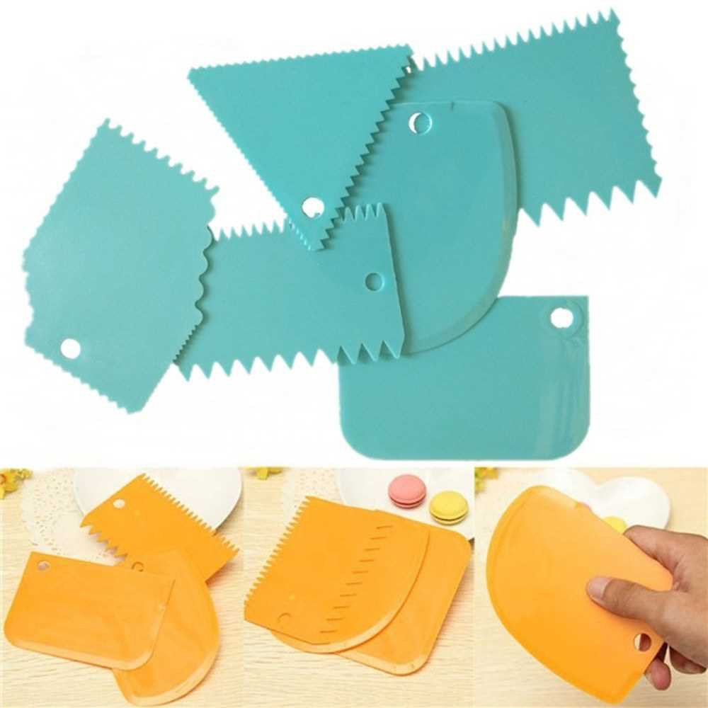 6 Pcs/Set Cake Scraper Edge Decorating Cutters Set Comb & Icing ...