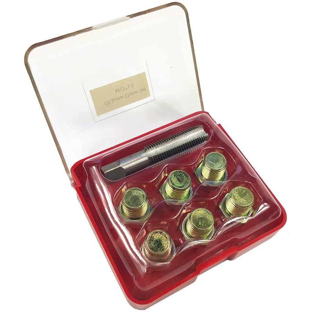 M15 x 1.5MM Oil Drain Plug Tap Thread Repair Kit Oil Pan Screws ...