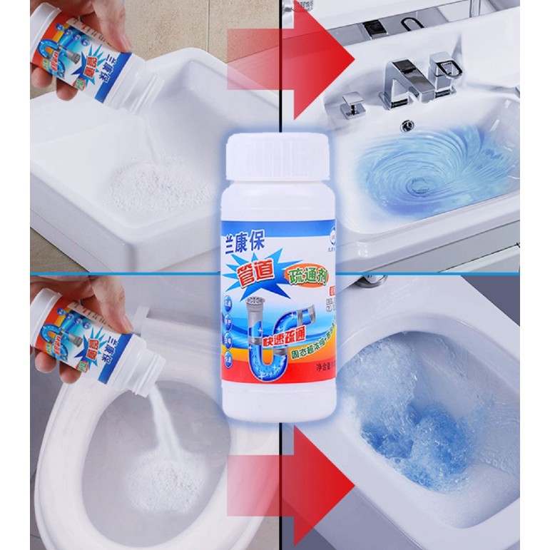 Ubat Sinki/Tandas Sumbat Powerful Home Clean Drain Remover Pipeline ...