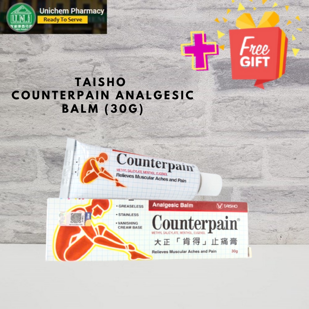 TAISHO COUNTERPAIN ANALGESIC BALM 30g [Exp:11/2025] | Shopee Malaysia