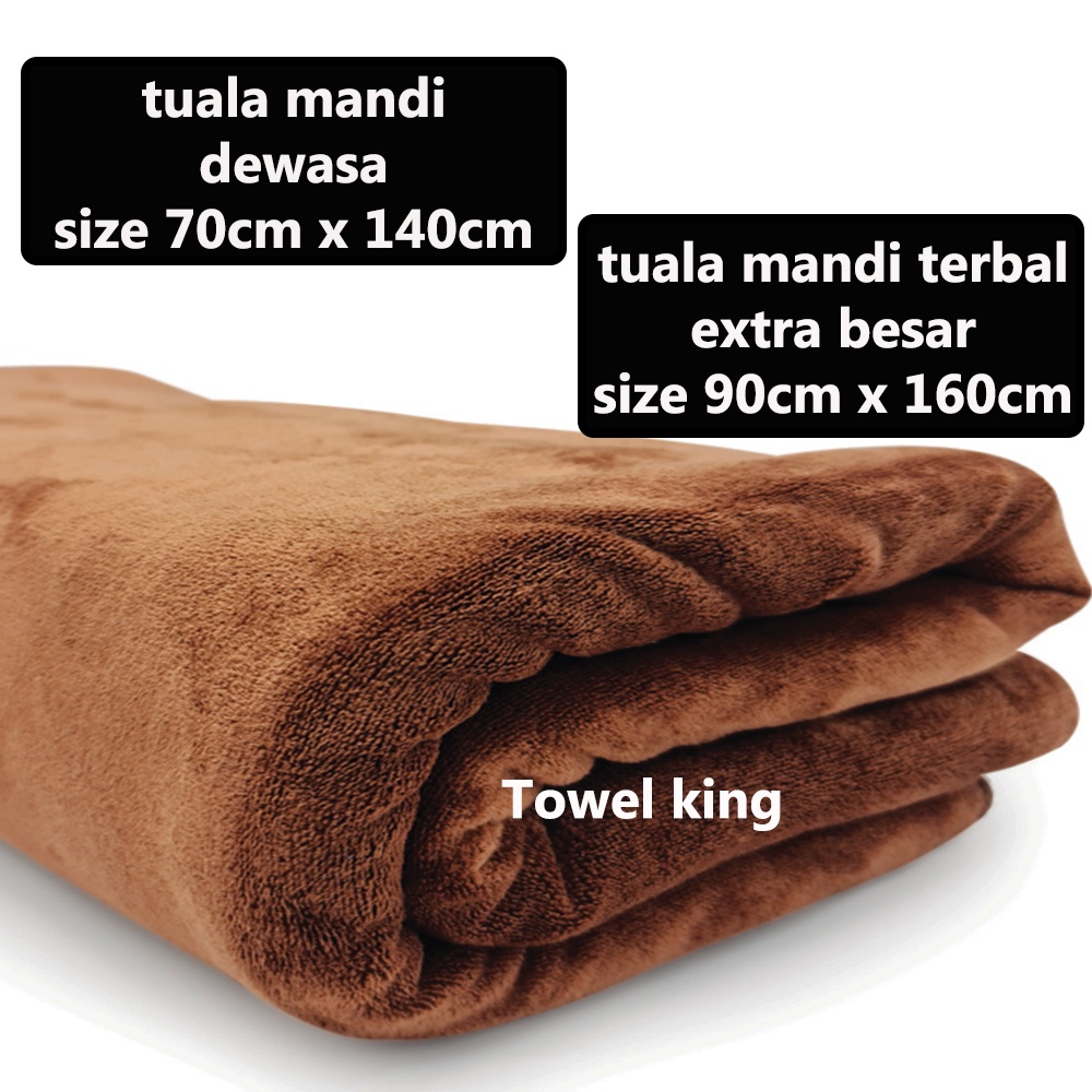 Tuala Mandi Dewasa Tebal Besar Extra Large Big Size Towel Bath Super ...