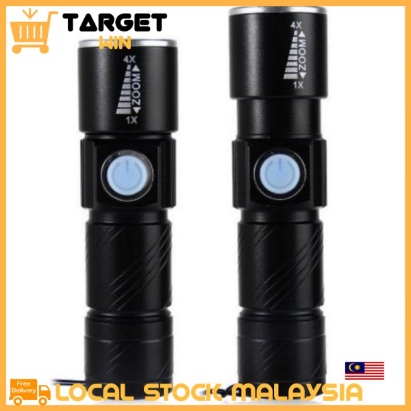 Chargeable Mini USB Direct Charge Sangat Bright Flashlight Waterproof ...
