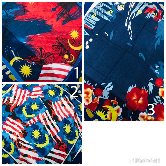 tudung bawal merdeka scarf malaysia merdeka 🇲🇾🔥🔥 | Shopee Malaysia