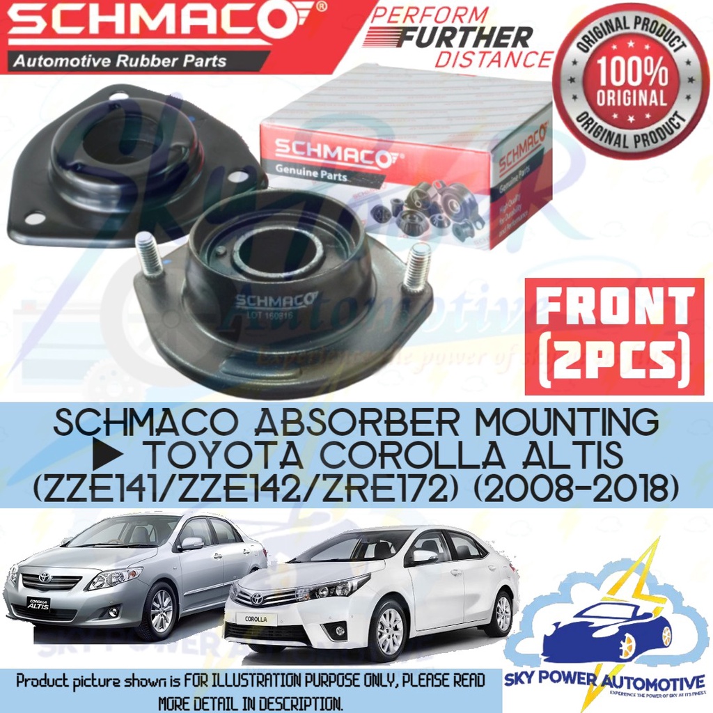 TOYOTA COROLLA ALTIS ( ZZE141 / ZZE142 / ZRE172 ) (2008-2018) SCHMACO ...