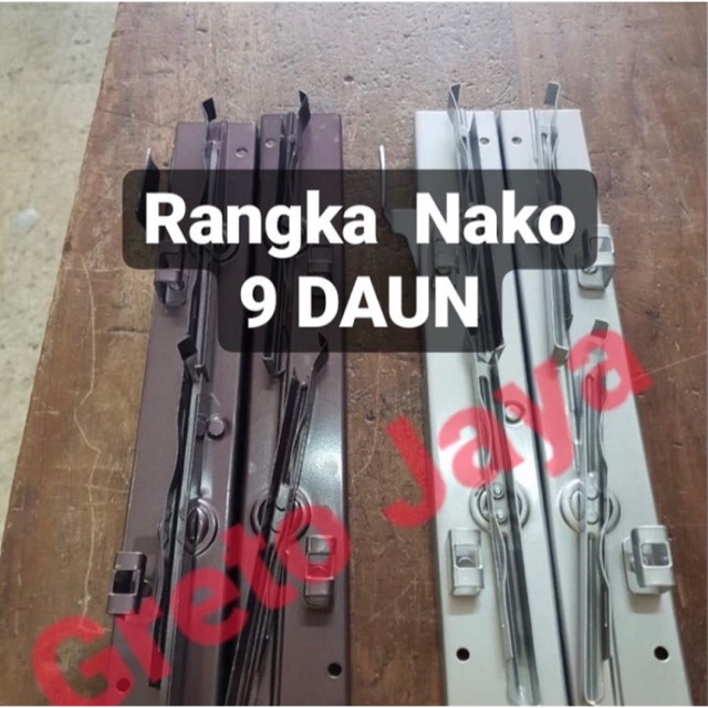 ( 9 Leaves ) Nako Frame Iron Lattice Window Glass Frame Trellis Trellis ...