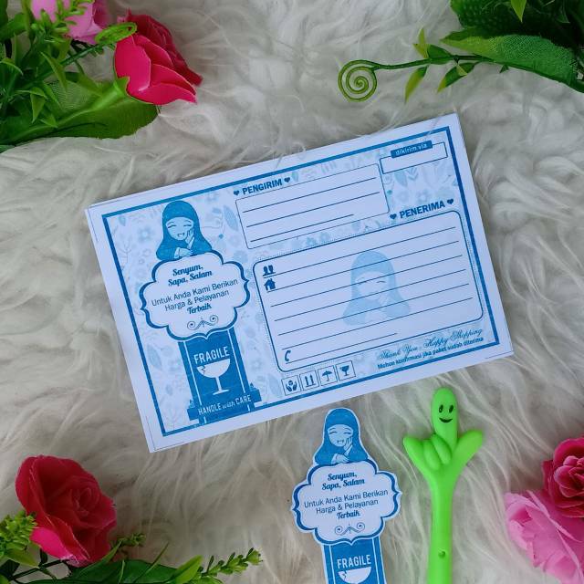 Address Paper Label - Hijab MOTIF - Dannis Collection | Shopee Malaysia