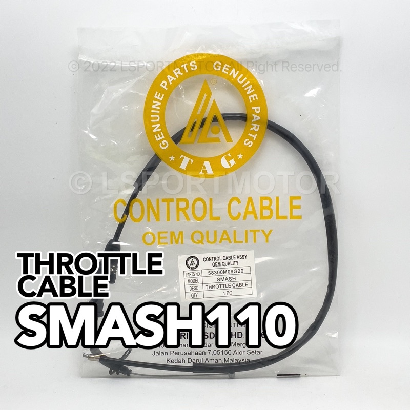 SUZUKI SMASH110 THROTTLE CABLE 58300M09G20 SMASH 110 | Shopee Malaysia