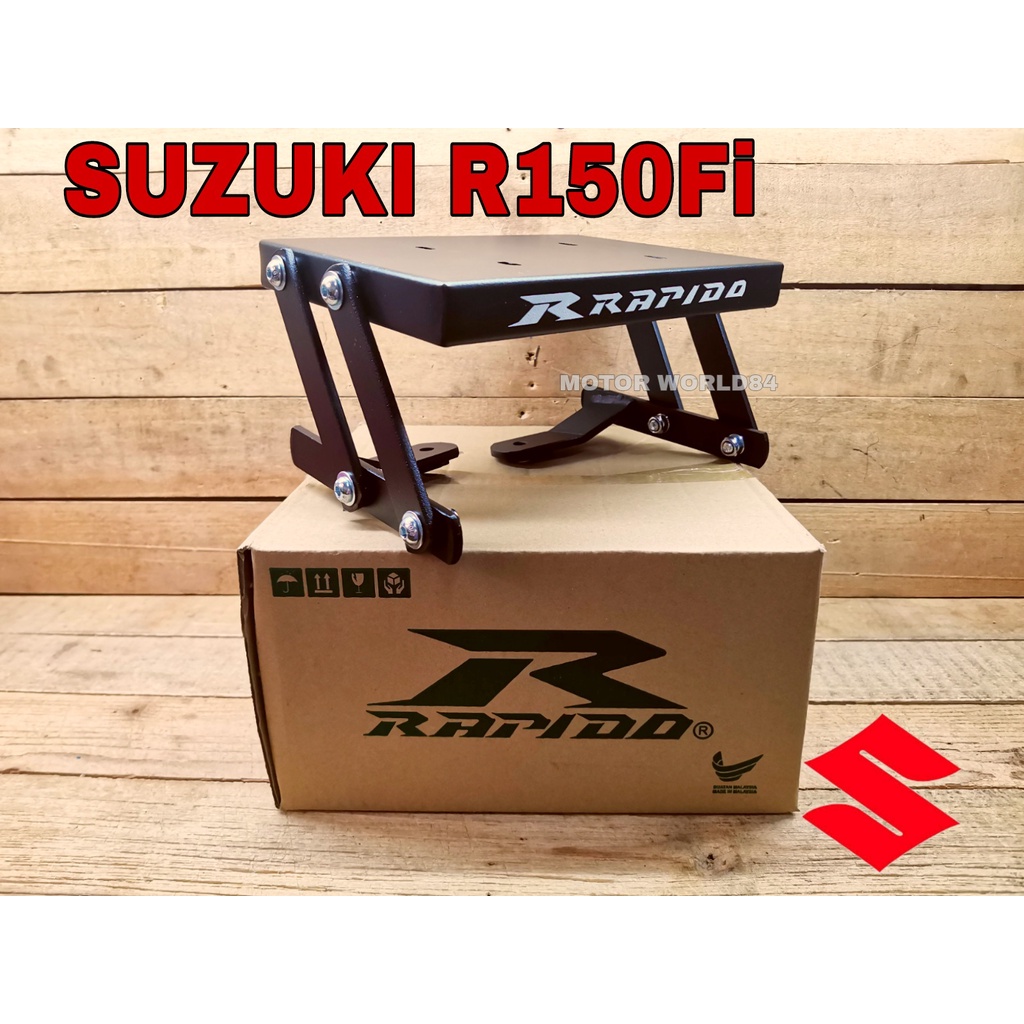 MONORACK ADJUSTABLE REAR RACK RAIDER SUZUKI R150 FI R 150 R150FI FOR ...