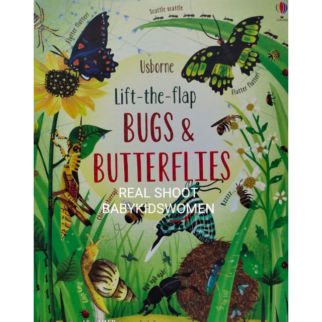 USBORNE Lift-the-flap BUGS and BUTTERFLIES (OEM) | Shopee Malaysia