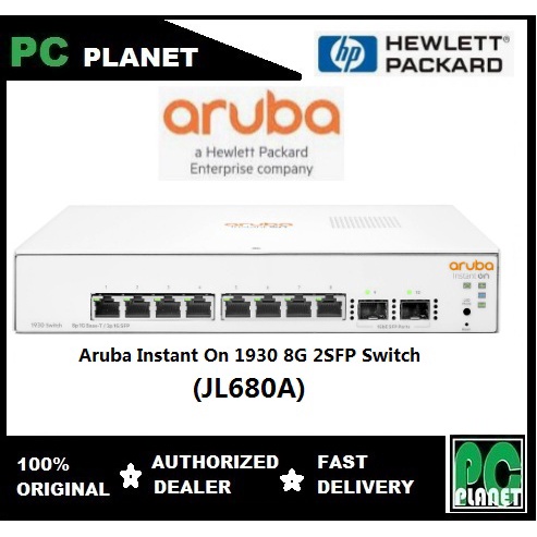 HPE Aruba Instant On 1930 JL680A 8G 2SFP Switch | Shopee Malaysia