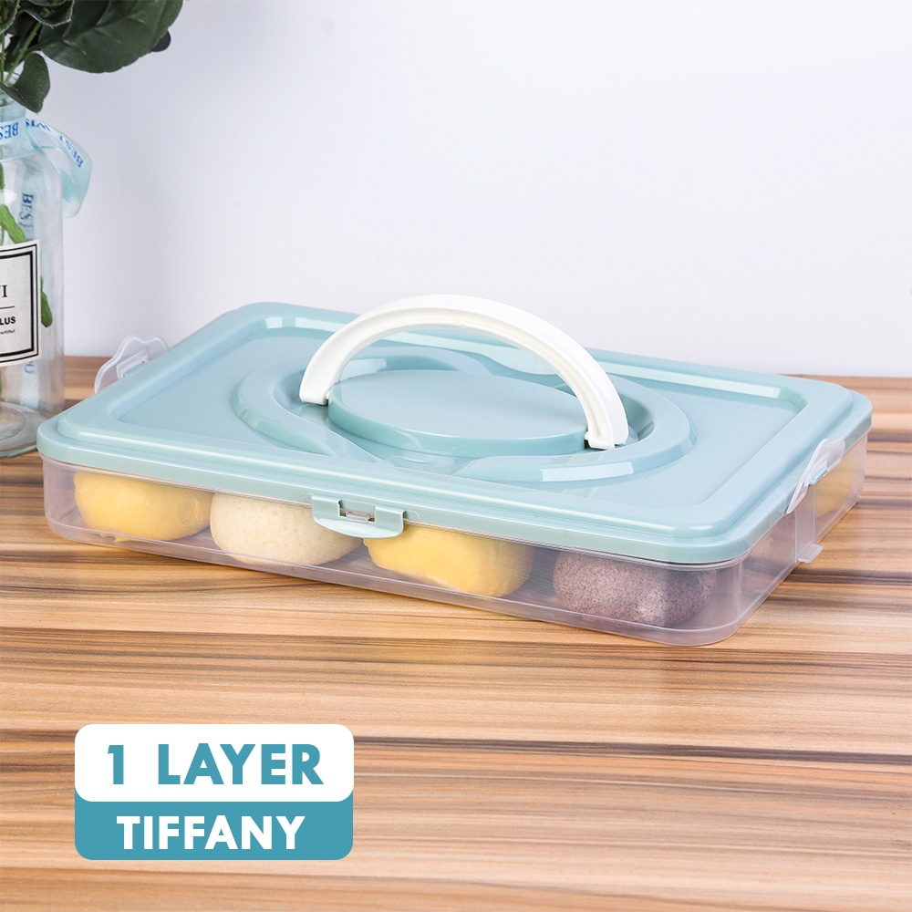 ANGEL Refrigerator Storage Box Food Container Freezer Space Saver ...