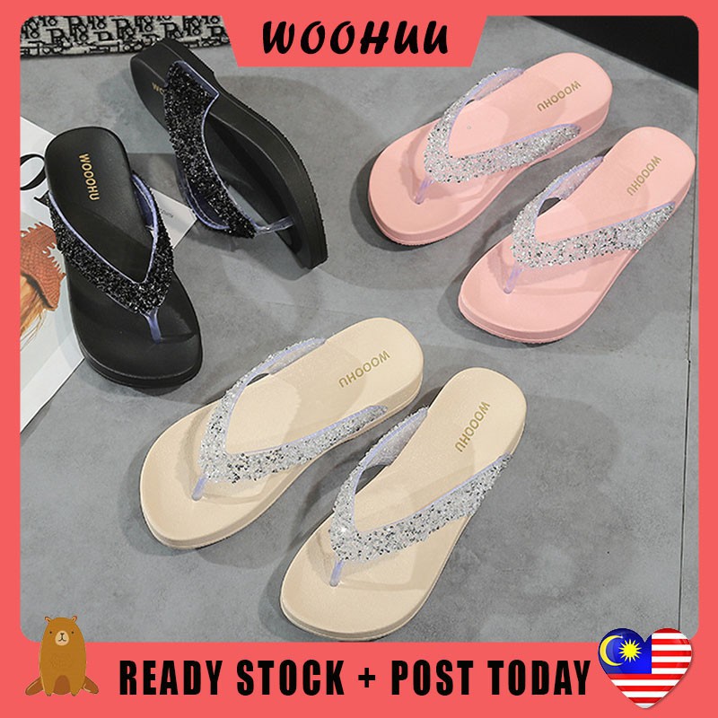 sandle women READY STOCK WOOHUU Sandal Kasut Wanita High Heel Shoes ...