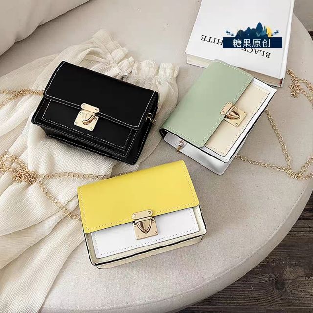 Chain Small Square Bag Women Bag Shoulder Messenger Bag | Shopee Malaysia
