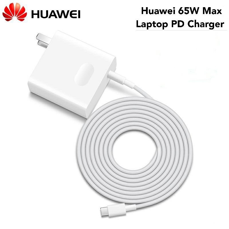 Huawei 65W Charger Matebook Laptop Adapter With Type-C to C Usb Cable ...