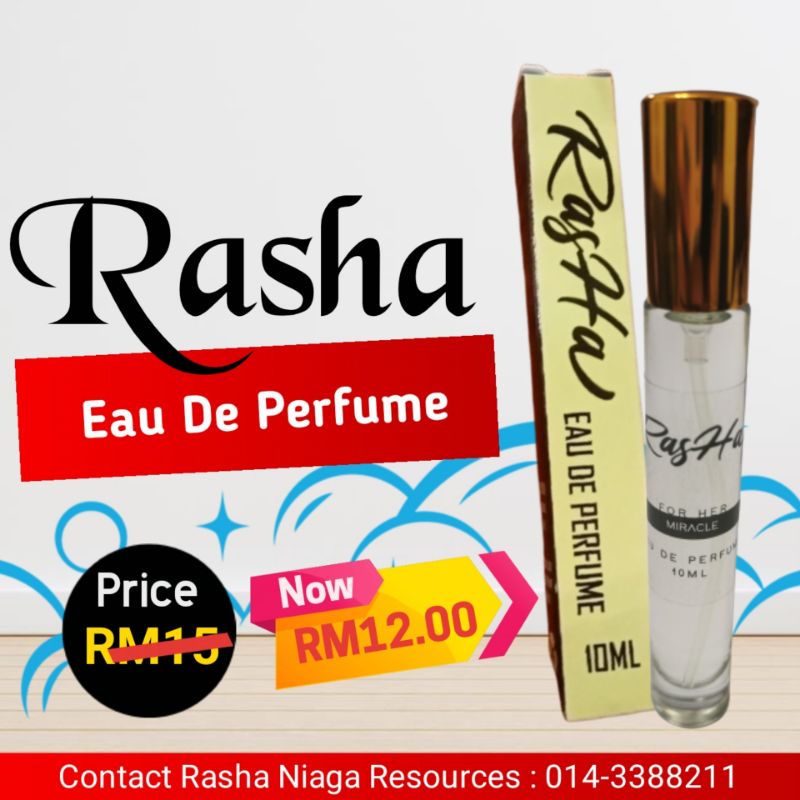 Rasha Eau De Perfume (10ml) | Shopee Malaysia