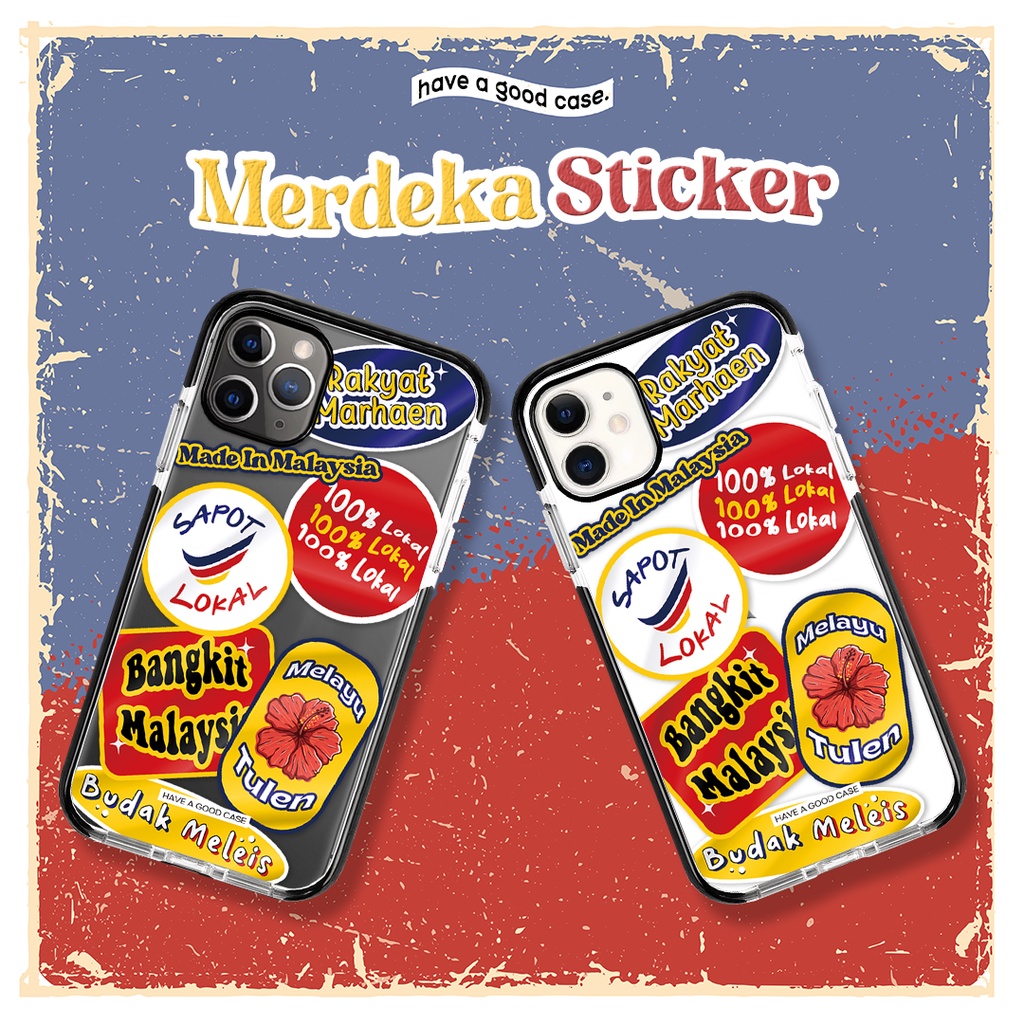 " Merdeka Sticker " MERDEKA COLLECTION DESIGNATED Bumper Casing Case 13 ...