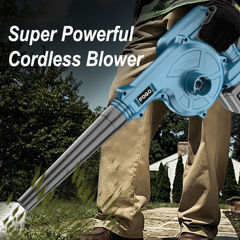 JNJ Technology 2-in-1 Cordless Electric Blower & Vacuum Variable Speed ...
