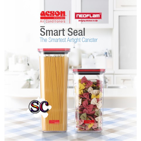 ACSON NEOFLAM SMART SEAL DRY FOOD STORAGE (2PCS) | Shopee Malaysia