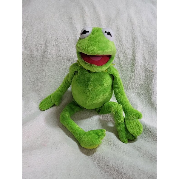 Authentic Rare TY Disney The Muppets Kermit Beanie Plush Soft Toys ...