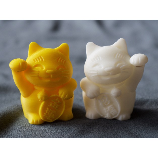 Maneki Neko - 3D Printed Lucky Money Cat Kitten | Shopee Malaysia