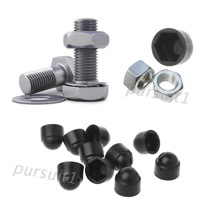 10Pcs M6 M8 M10 M12 Bolt Nut Dome Protection Cap Covers Exposed Hexagon Plastic cover nuts ...