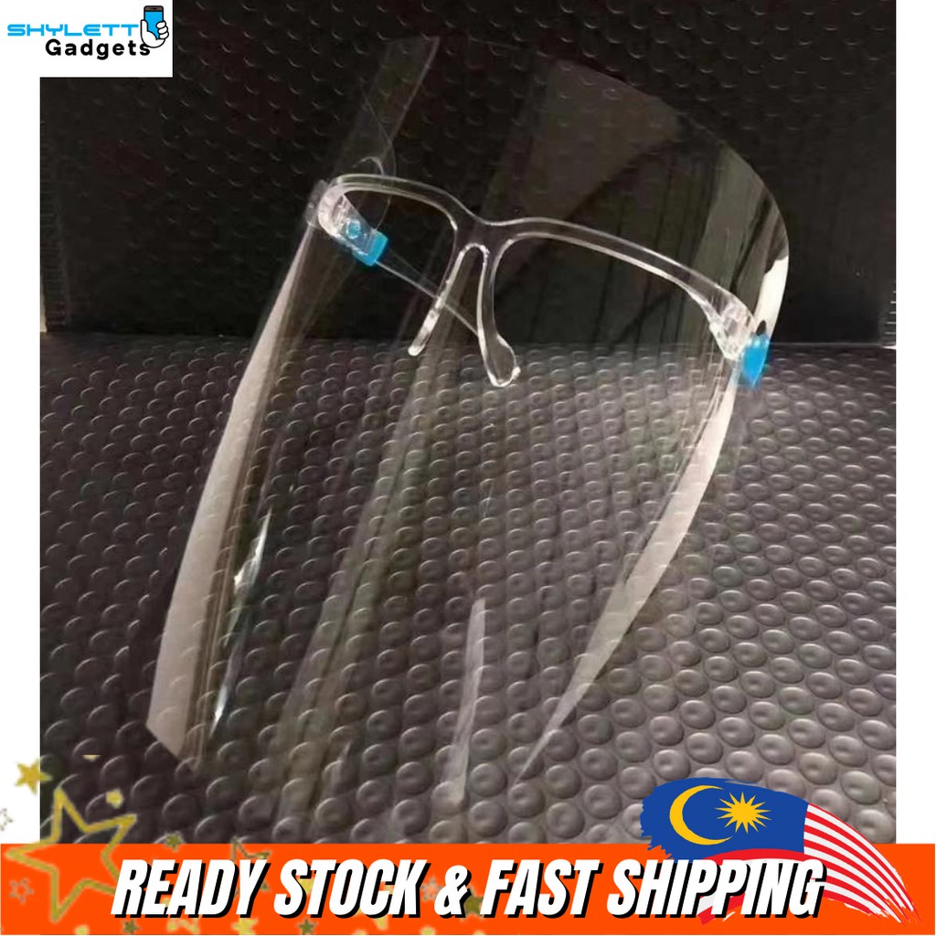 🔥Ready Stock Malaysia🔥 Full Face Protection Face Shield with Spectacle ...
