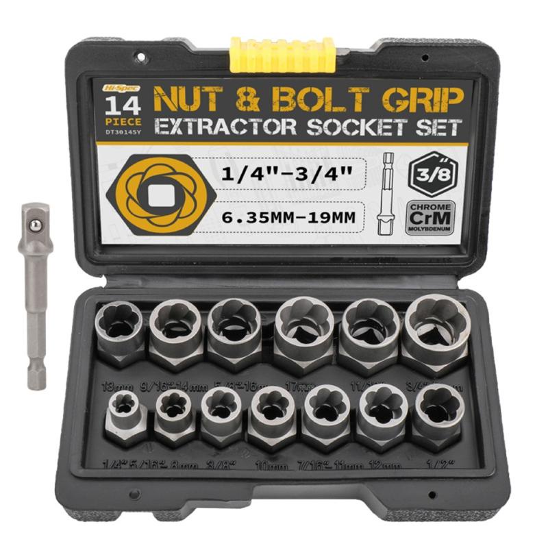 com* Bolt Extractor Socket Tool Set with Box Rusty & Stubborn Sokets ...