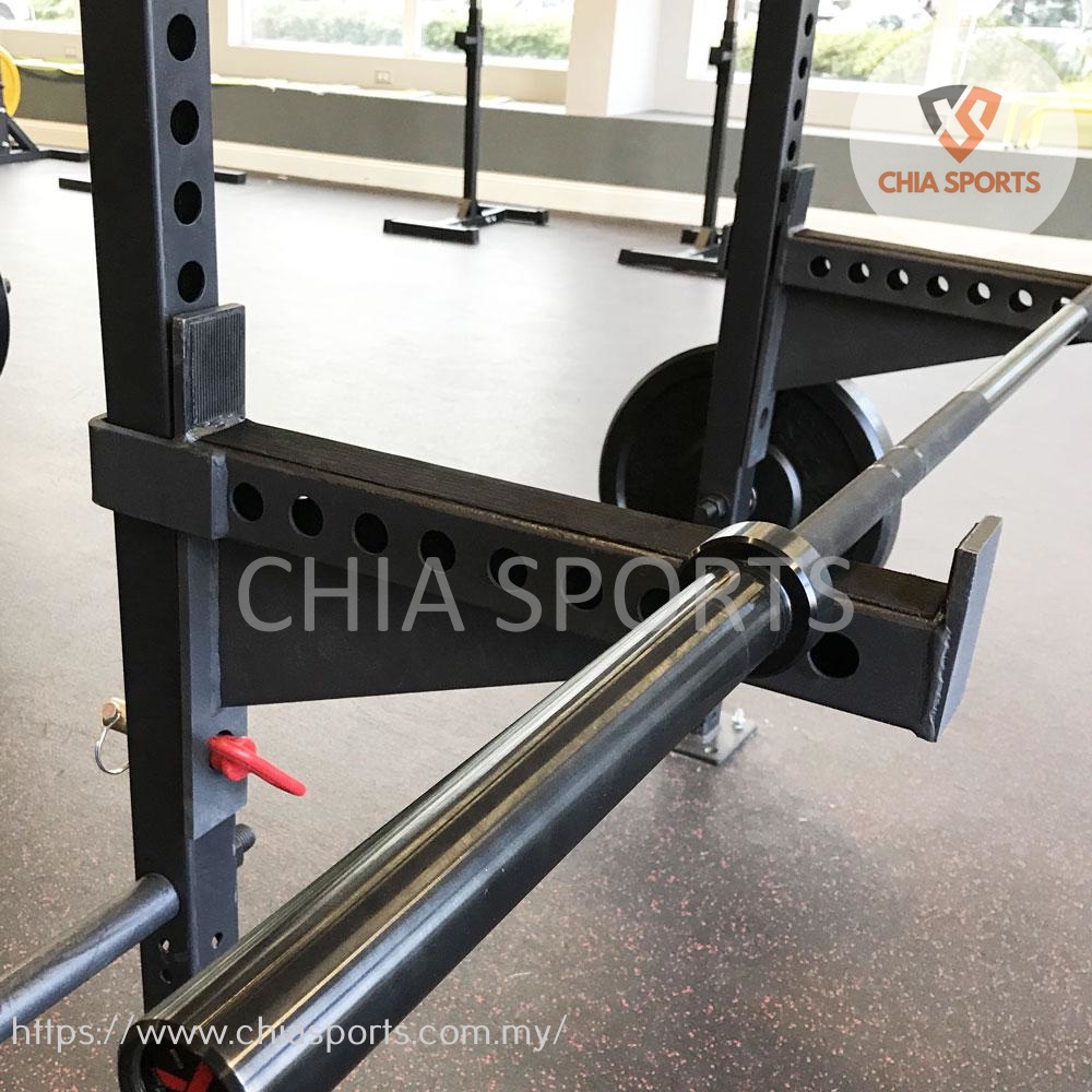 Extra Long Safety Spotter Arms 75 x 75mm 3 x 3” Squat Rack Barbell ...