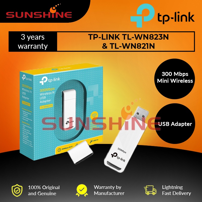 TP-LINK WIRELESS USB ADAPTER - TL-WN727N/WN725N /WN821N / WN823N ...
