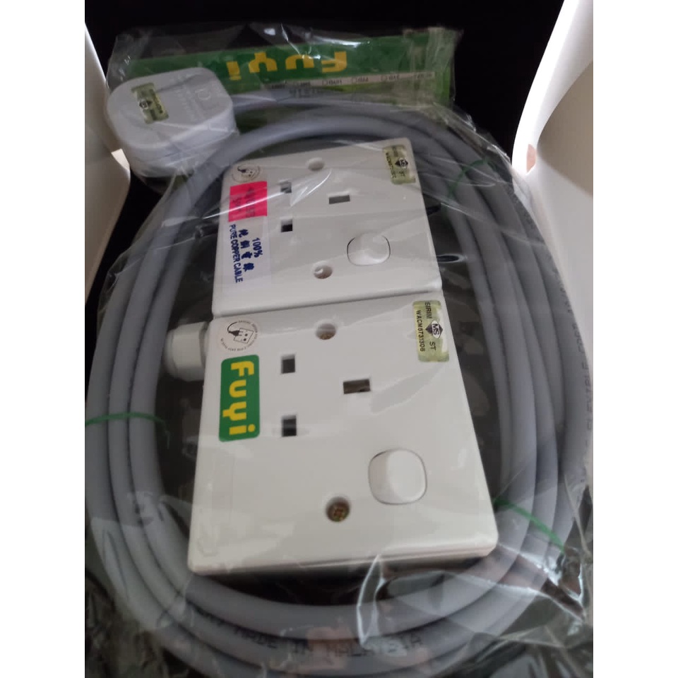 2 Way Extension Wire Trailing Box Sino (5 meter) | Shopee Malaysia