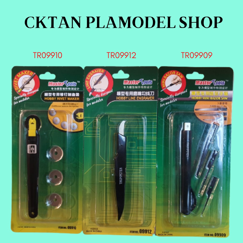 TR09909 HOBBY MINI RAZOR SAW / TR09910 HOBBY RIVET MAKER/ TR09912 HOBBY ...