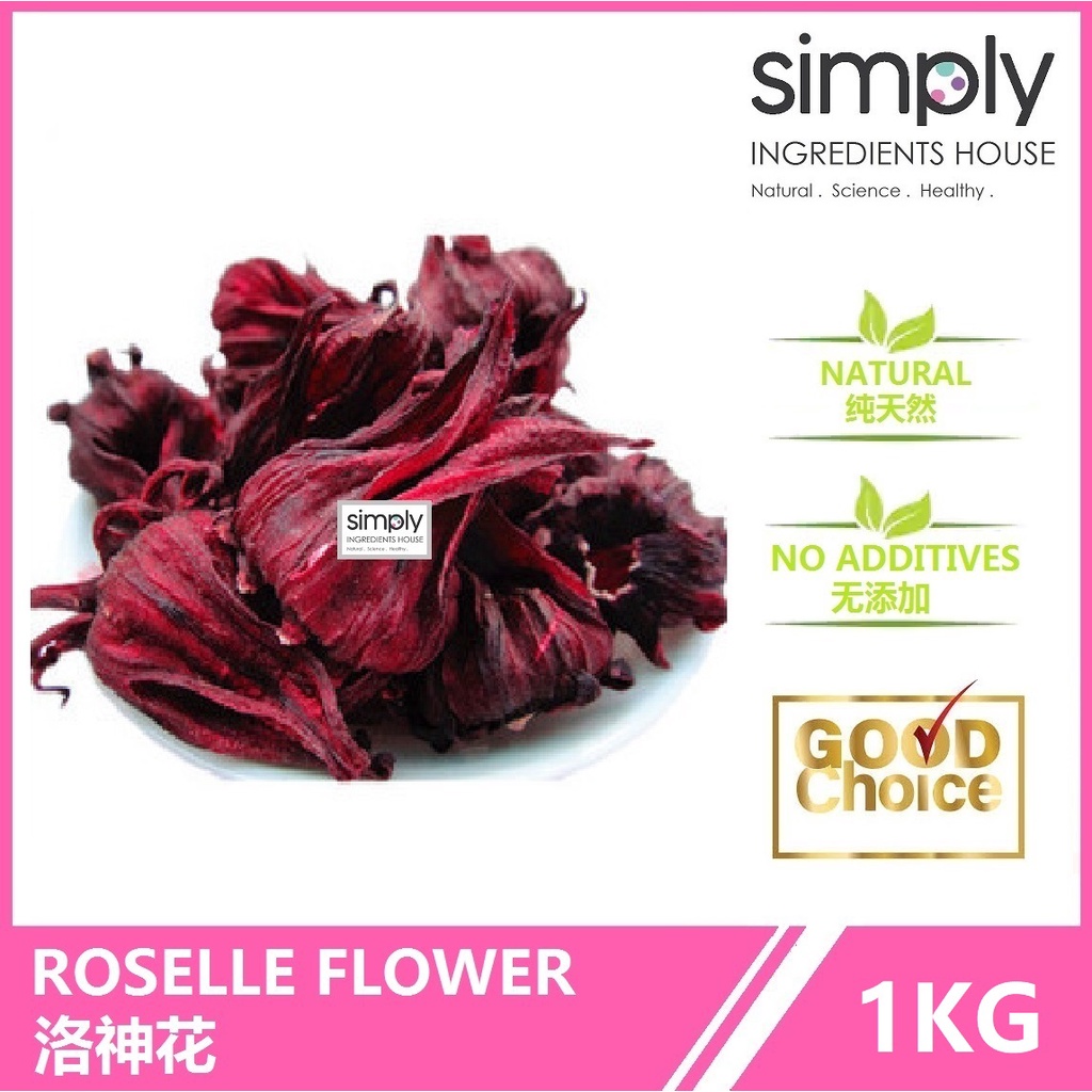 【1KG】 Red Roselle Flower Tea Hibiscus Tea 红 洛神花 Teh Bunga Rosella 洛神 花茶 花 茶 | Shopee Malaysia