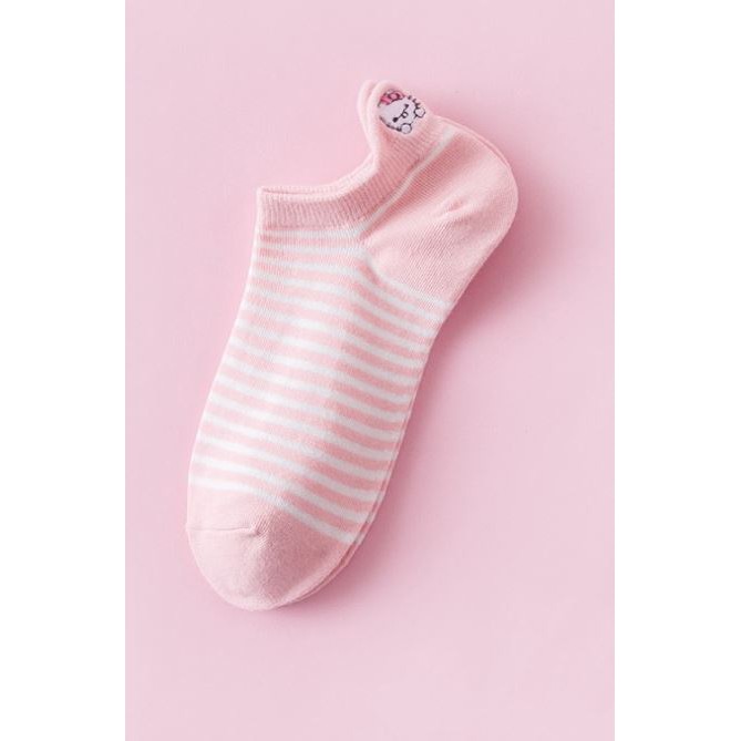 Ready Stock Invisible Hello Kitty Sock Cartoon Girl Cute Unisex Socks ...