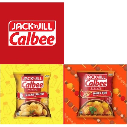JACK N' JILL CALBEE POTATO CHIPS CLASSIC SALTED / SMOKEY BBQ 170G ...