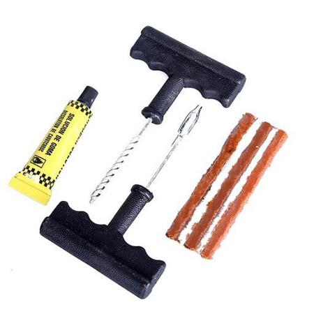 4 In 1 Tyre Repair Kit Flat Tyre Kit Tool 4 Dalam 1 Set Tampal Tayar ...