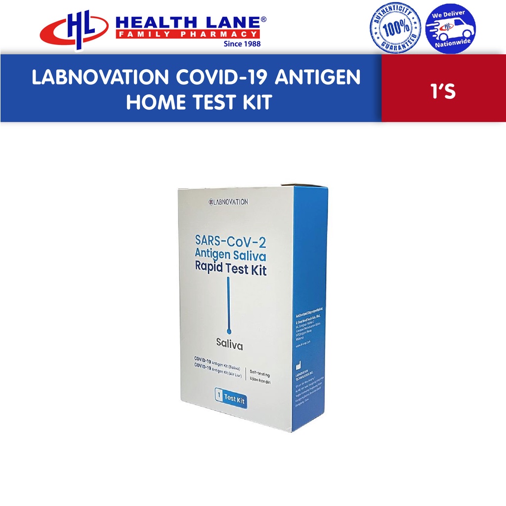 LABNOVATION COVID-19 ANTIGEN HOME TEST KIT 1'S (SALIVA) | Shopee Malaysia