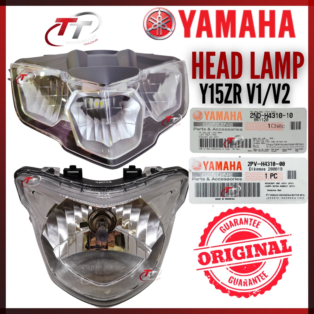 Y15ZR Y15 V1 V2 LC135 V8 FI LCV8 HEADLIGHT HEADLAMP HEAD LIGHT LAMP LAMPU DEPAN FRONT 2PV-H4310 ...