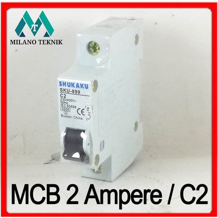 Mcb 2A 2 Amperes/C2 1 Phase | Shopee Malaysia