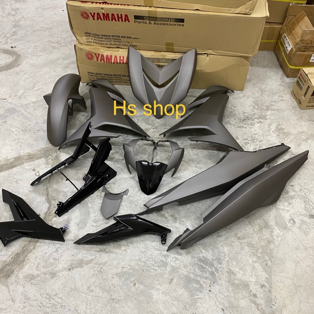 FREE GIFT YAMAHA Y15ZR V2 Y15 V2 GREY COVERSET COVER SET BODYCOVER BODY ...