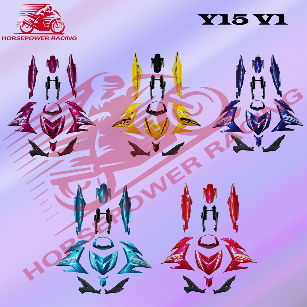 🔥READY STOCK🔥 Y15 V1 / V2 NEW COVER SET EXCITER GP 2020 YAMAHA LC150 ...